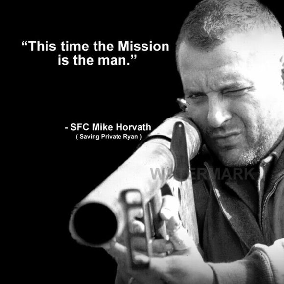 Wall Decor | Tom Sizemore As Sfc Mike Horvath Quote This Time The ...